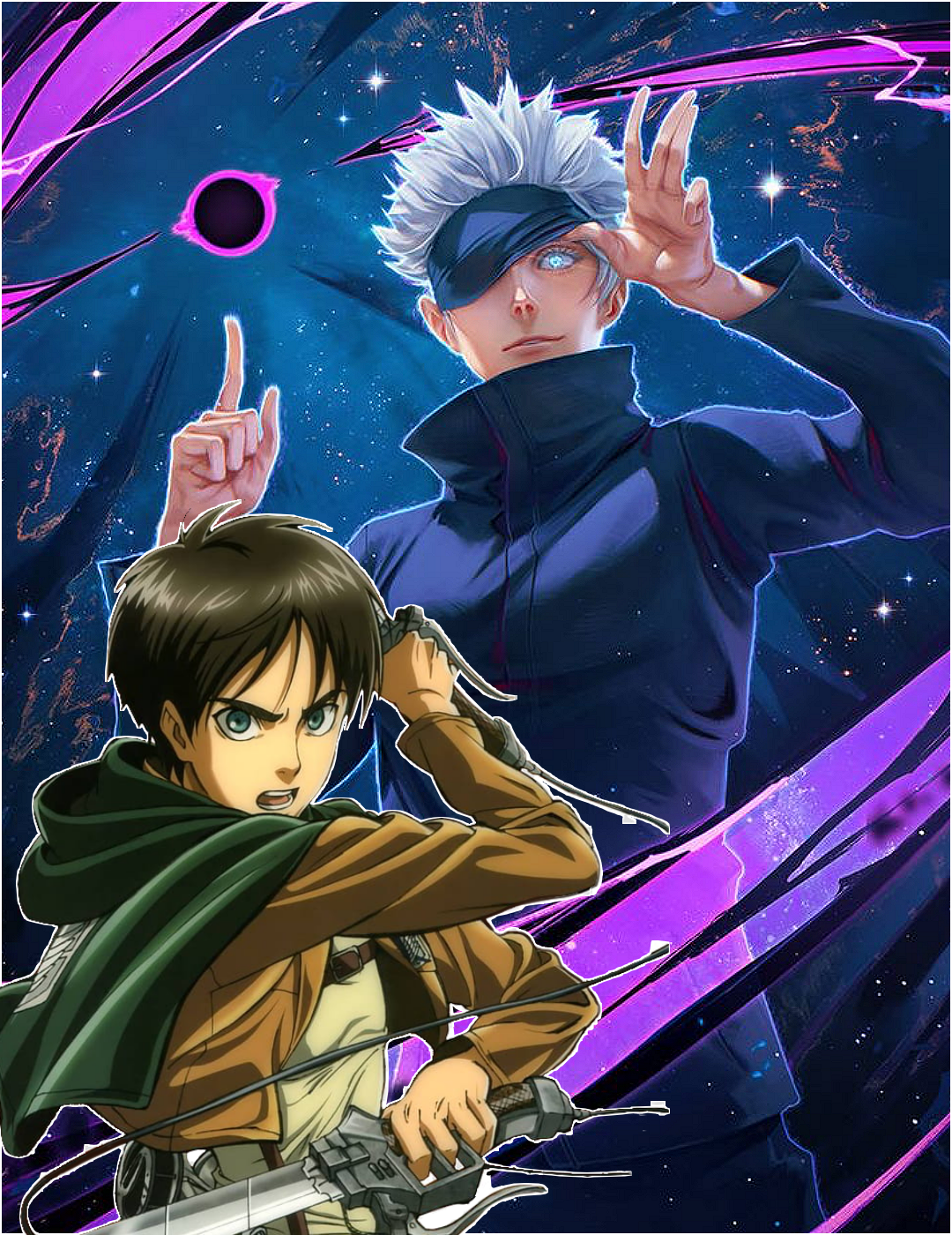 Gojo x attack on titan! (fan request) - Chapter 1